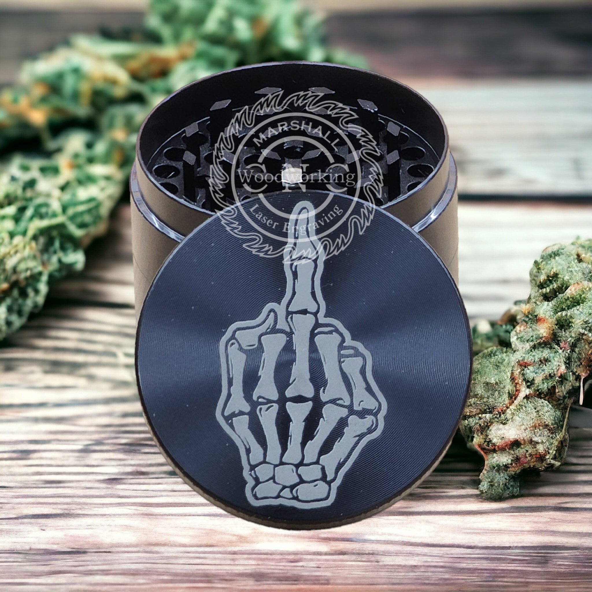 Middle Finger Grinder | Marshall CNC, Woodworking & Laser Engraving